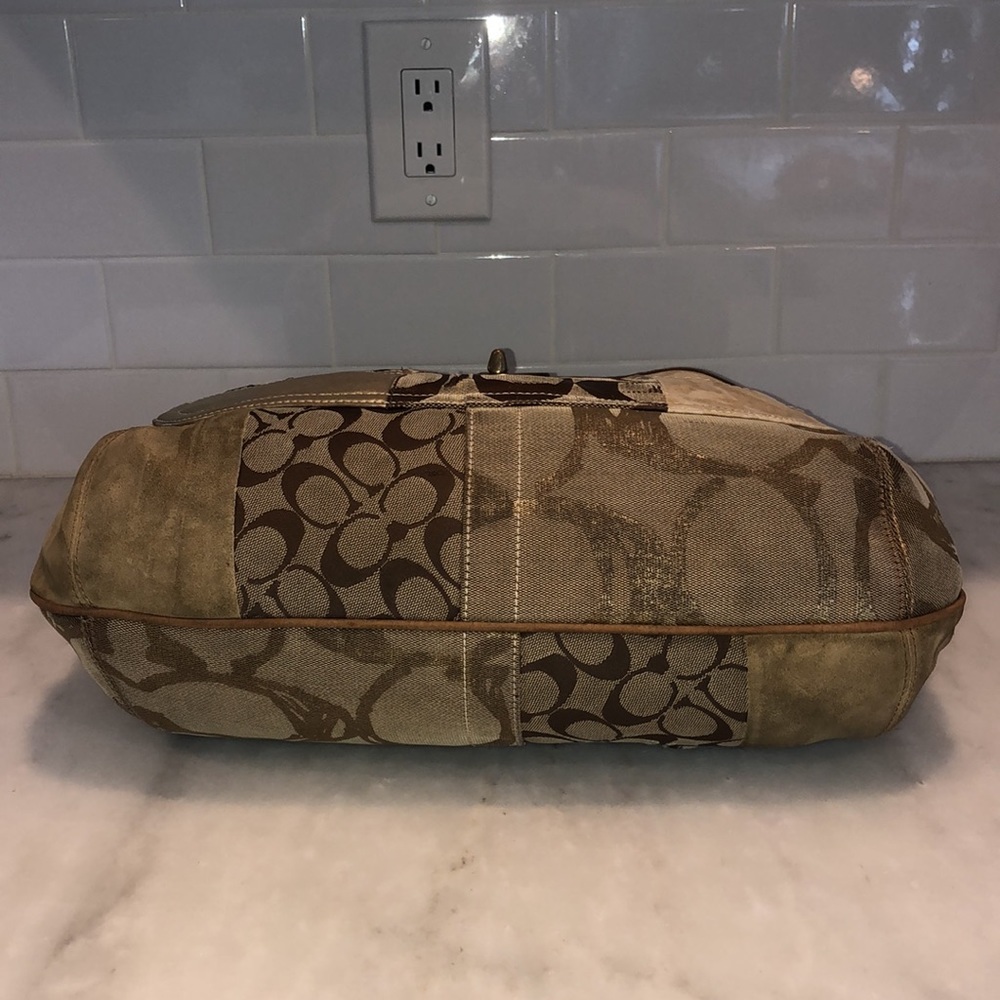 Coach Ergo Signature Patchwork Hobo Shoulder Bag - Gem